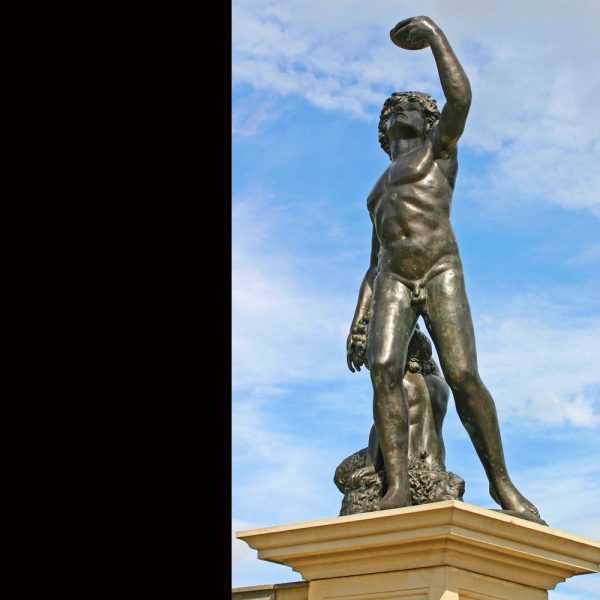 Bacchus Bronze Garden Statue