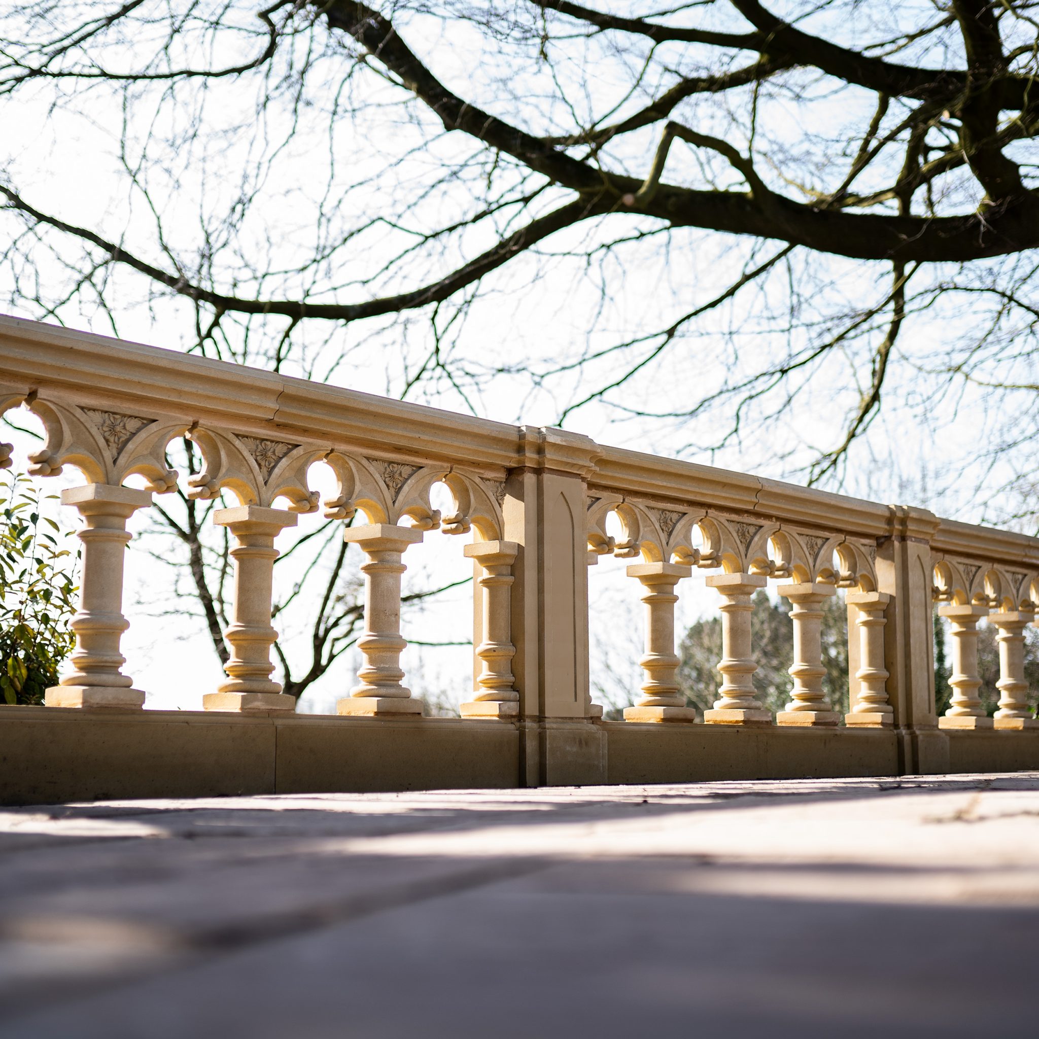 Tudor / Gothic Stone Balustrade Range
